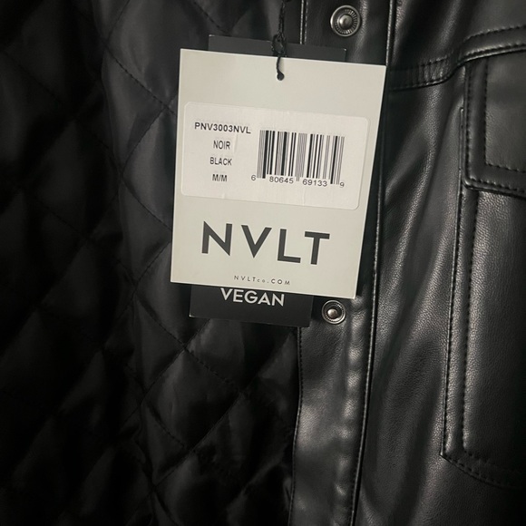 NVLT | Jackets & Coats | Nvlt Womens Vegan Leather Shirt Jacket | Poshmark